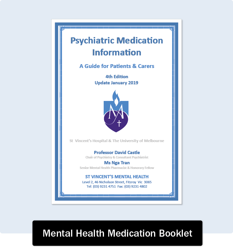 Mental Health Medication Booklet – Inkifingus